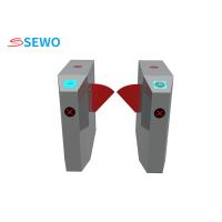 China SEWO-5112 Flap Barrier Turnstile Gate 1200×300×1050mm 30-40 People/Min Access Control for sale