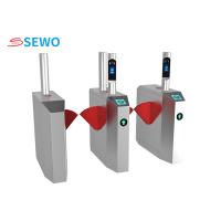 China SEWO-Y6-112 Automatic Flap Barrier Access Control System with RFID Reader, 1200×300×1050mm Stainless Steel for sale