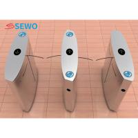 China Customized RFID Speed Gate Turnstile 45people/min Flap Barrier Access Control System with 24V DC Motor for sale