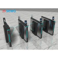 China SUS304 Stainless Steel Flap Turnstile Gate - 1100mm Width, 40 People/Minute Access Control System for sale