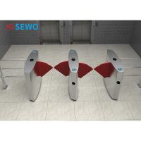 China Ultra Wide Flap Barrier Gate Turnstile - 600-900mm Passage Width, 45 People/Minute Capacity for sale