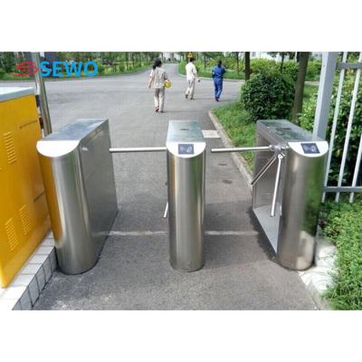 China SEWO S5216 Tripod Turnstile Gate Access Control System - 1200×280×960mm Stainless Steel with 30 People/Minute Capacity for sale