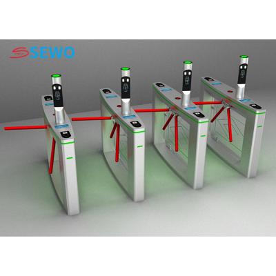 China SEWO-S1-260 High-End Tripod Turnstile with Facial Recognition - 550mm Width, 45 People/Minute Capacity for sale