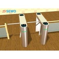 China Semi-Automatic Tripod Turnstile Gate - 550mm Passing Width, 45 People/Minute Capacity, SUS304 Stainless Steel Construction for sale