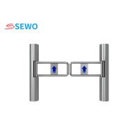 China SEWO-5311 Supermarket Swing Barrier Turnstile Gate with 1200mm Passage Width and 3 Million Cycle Durability for sale