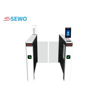 China SEWO B6-200 Automatic Security Swing Barrier Turnstile | 1100mm Width, 45 People/Minute Capacity for sale