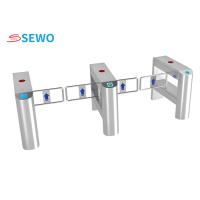 China 304 Stainless Steel Swing Gate Turnstile 1200×280×980mm with 45 People/Minute Capacity and 5 Million Cycle Durability for sale