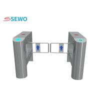 China 304 Stainless Steel Swing Gate Turnstile 1200×280×980mm with 45 People/Minute Capacity and 5 Million Cycle Durability for sale