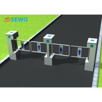 China SEWO B6-317 Swing Turnstile Gate 450×280×1000mm Stainless Steel with 30 People/Minute Capacity for sale