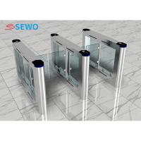 China SEWO B6-180 Intelligent Swing Gate Turnstile | 45 People/Minute | 1200×180×980mm Stainless Steel Security System for sale