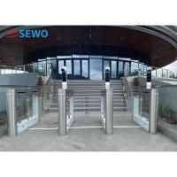 China Optical Swing Gate Turnstile Directional Access for Pedestrians in Office Building for sale