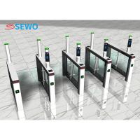 China SEWO B6-200 Automatic Security Swing Barrier Turnstile | 1100mm Width, 45 People/Minute Capacity for sale