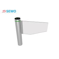 China SEWO B6-168 Glass Swing Speed Gate Turnstile | 45 People/Minute | 900-1200mm Width for sale