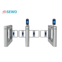 China 304 Stainless Steel Automated Swing Gate Turnstile 24V DC Motor 600-900mm Width for sale