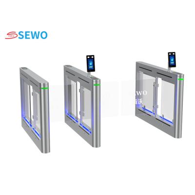 China SEWO-B6-120 High Security Swing Gate Turnstile with Facial Recognition - 45 People/Minute, 600-1200mm Width for sale