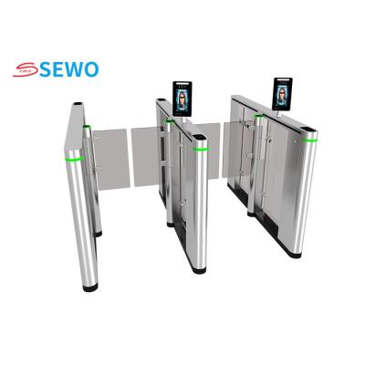 China SEWO High Speed Pedestrian Turnstile Gate with Facial Recognition & Fingerprint - 45 People/Minute, 600-900mm Width for sale