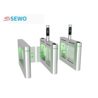 China SEWO-B4A-180 High Speed Swing Gate Turnstile with 45 People/Minute Capacity and 1000mm Height for sale