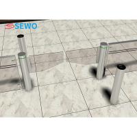 China SEWO B6-168 Glass Swing Speed Gate Turnstile | 45 People/Minute | 900-1200mm Width for sale