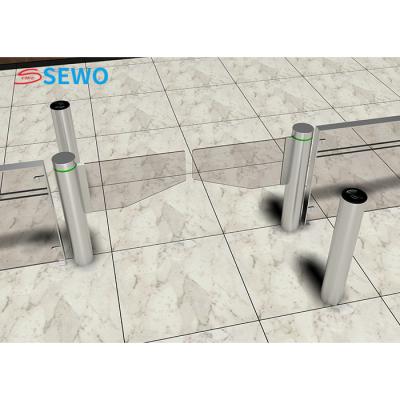 China SEWO-B6-168 Portable Fingerprint RFID Card Reader Turnstile Gate - 45 People/Minute Capacity, 900-1200mm Width for sale