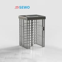 China SEWO Semi-Automatic Full Height Turnstile Gate 2200mm Height 45 People/Minute Access Control for sale