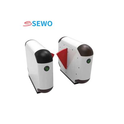 China SEWO-Y5319 Anti-Collision Brushless Flap Barrier Turnstile Gate - 1200×280×900mm, 45 People/Minute Capacity for sale