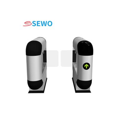 China SUS304 Stainless Steel Swing Gate Turnstile 1200x900mm with Infrared Detection for Kindergarten Security for sale