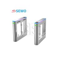 China SEWO Dazzling Swing Barrier Turnstile 1400x990mm with 24V Brushless Motor and 5 Million Cycle Durability for sale