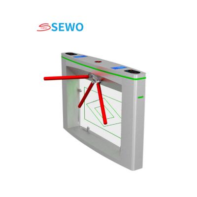 China SEWO S1-260 RFID Tripod Turnstile Gate - 550mm Width, 45 People/Minute Capacity for Access Control for sale