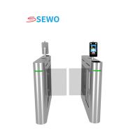 China SEWO-B4A-180 High Speed Swing Gate Turnstile with 45 People/Minute Capacity and 1000mm Height for sale