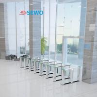 China RS485 TCP/IP One Way Speed Gate Turnstile with Fingerprint Time Attendance Access Control 600mm Width for sale