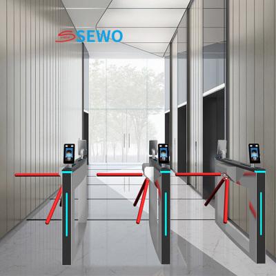 China SEWO B1A-150 Tripod Turnstile Gate with 0.2s Unlock Time and 35 People/Minute Capacity for sale
