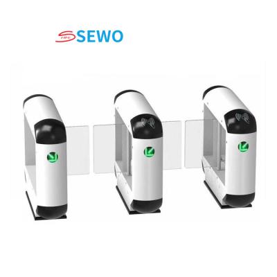 China 304 Stainless Steel Swing Gate Turnstile with Card Reader - 45 People/Minute Capacity, 1.2mm Thickness Security System for sale