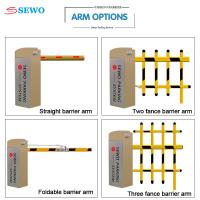 China AC220V Power Supply Automatic Boom Barrier with RFID Installation and Folding Arm for sale