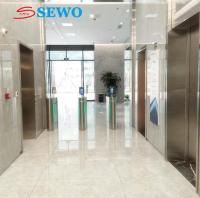 China SEWO-Y6-115 Stainless Steel Flap Barrier Turnstile 1200×300×1050mm with 30-40 People/Minute Capacity for sale