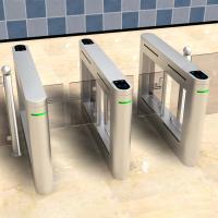 China SEWO-B4A-180 Outdoor Glass Swing Gate Turnstile Speed Gate 24V DC Motor 600-900mm for sale