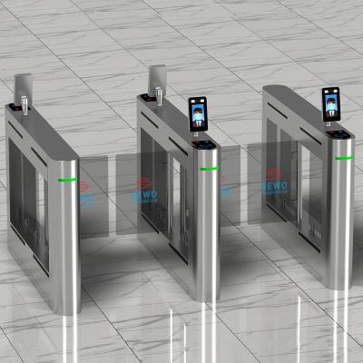 China SEWO-B4A-180 Outdoor Glass Swing Gate Turnstile Speed Gate 24V DC Motor 600-900mm for sale