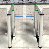 China Office Face Recognition Speed Gate Systems Ticket Turnstile Gate Unlock Time 0.5s for sale