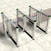 China Office Face Recognition Speed Gate Systems Ticket Turnstile Gate Unlock Time 0.5s for sale