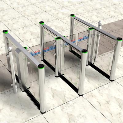 China Office Face Recognition Speed Gate Systems Ticket Turnstile Gate Unlock Time 0.5s for sale