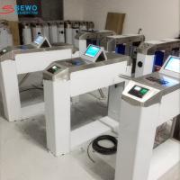 China Pedestrian Barrier Systems ESD Turnstile Gate Access Control Systems Static Electricity Tester for sale