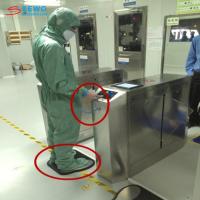 China Pedestrian Barrier Systems ESD Turnstile Gate Access Control Systems Static Electricity Tester for sale