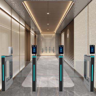 China RS485 TCP/IP Communication Automatic Swing Gate Biometric Access Control System for Hotels for sale