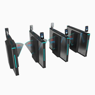 China SEWO-Y6-150 Flap Barrier Gate 1100mm Passing Width 40 People/Minute Access Control Turnstile for sale