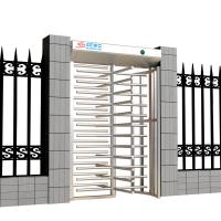 China SEWO Full Height Turnstile Gate SEWO-Z1-1206 | 2200mm Height, 45 People/Minute Capacity, Stainless Steel Construction for sale