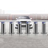 China SEWO 600mm Stainless Steel Hydraulic Retractable Bollard with 219mm Diameter and IP68 Rating for sale