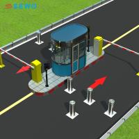 China SEWO Automatic Hydraulic Retractable Bollard 219mm Diameter with K6 Impact Rating for Traffic Control for sale