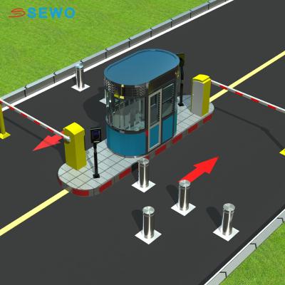 China SEWO Automatic Hydraulic Retractable Bollard 219mm Diameter with K6 Impact Rating for Traffic Control for sale