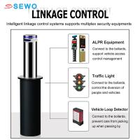 China SEWO Automatic Hydraulic Retractable Bollard 219mm Diameter with K6 Impact Rating for Traffic Control for sale