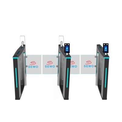 China SEWO Speed Gate Turnstile Automatic Security Gate Barrier 1100mm Width 0.2s Unlock for sale