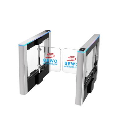 China SEWO B6-LM120 Swing Gate Turnstile 1400mm Aluminum Alloy Access Control for Retail Store Entrance for sale